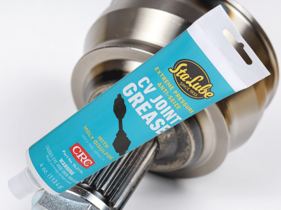 cv axle grease guide