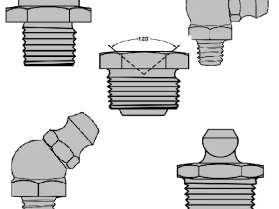 grease zerk size chart